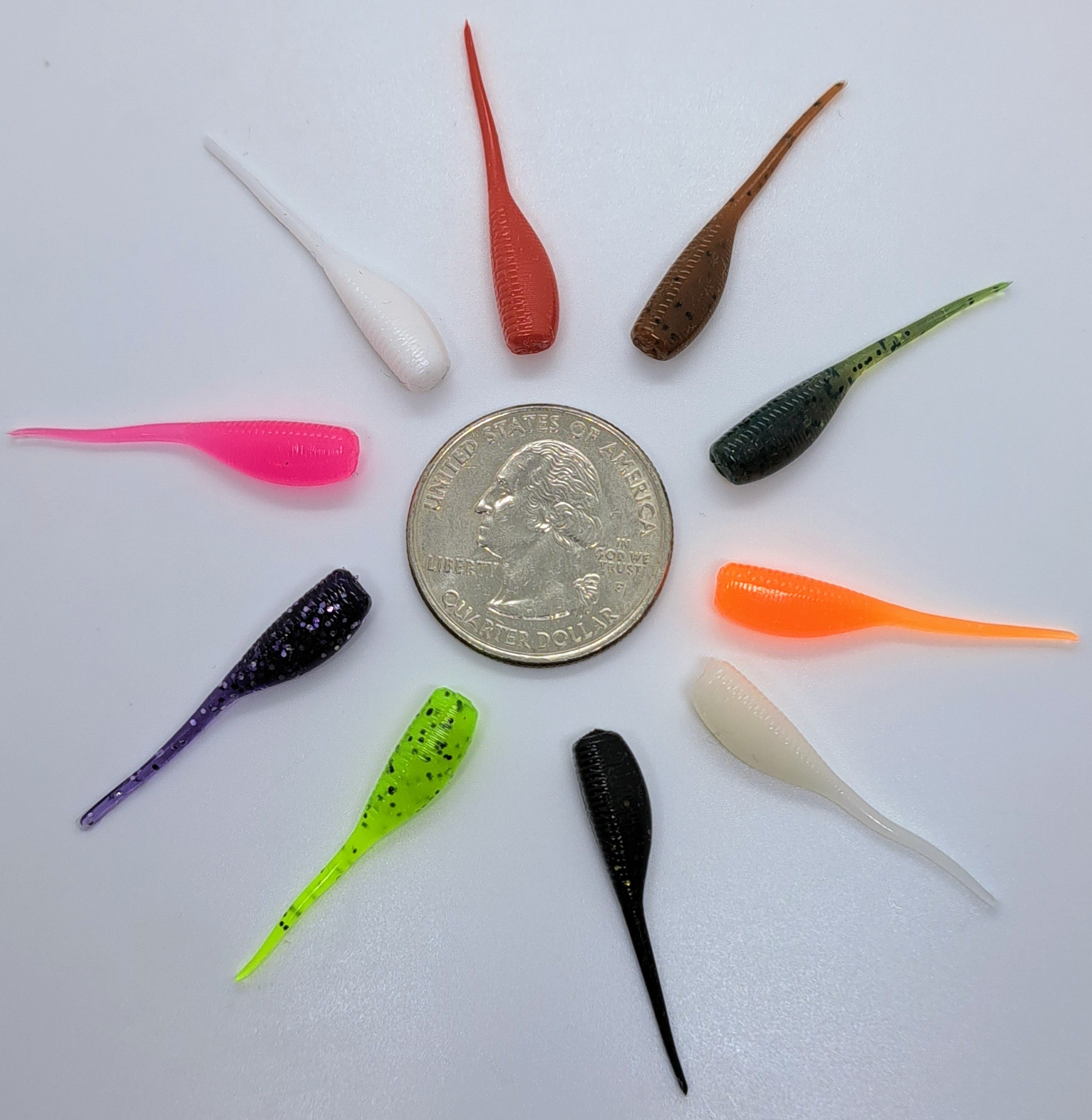 1.2" Stinger Shads – Digger's Jig Tails