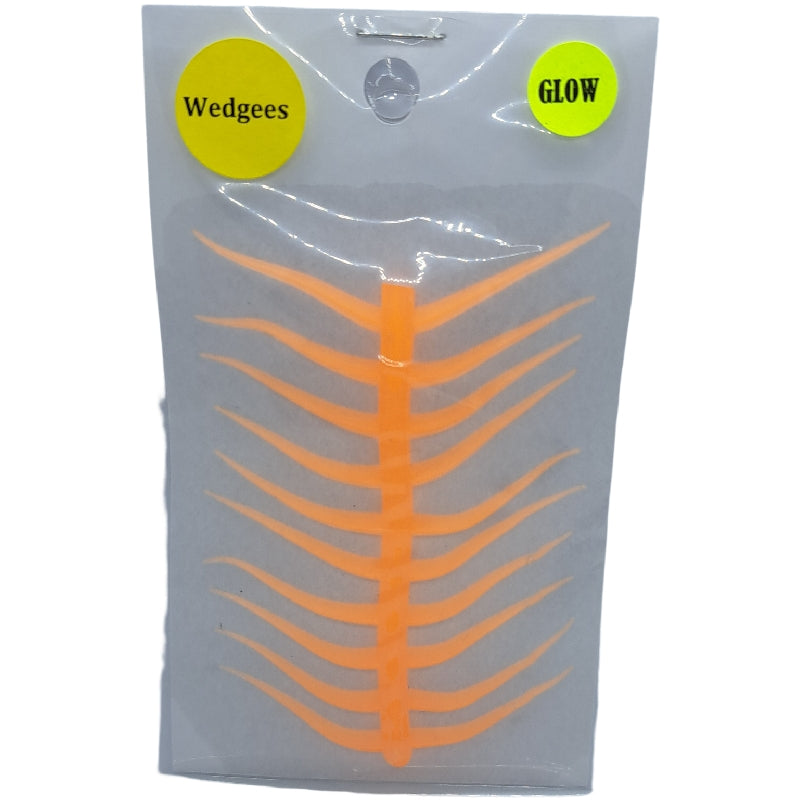 Glow Orange – Digger's Jig Tails