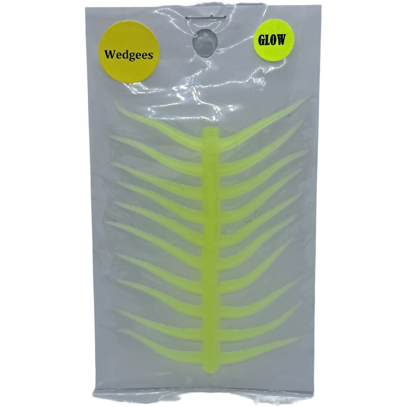 Glow Yellow – Digger's Jig Tails