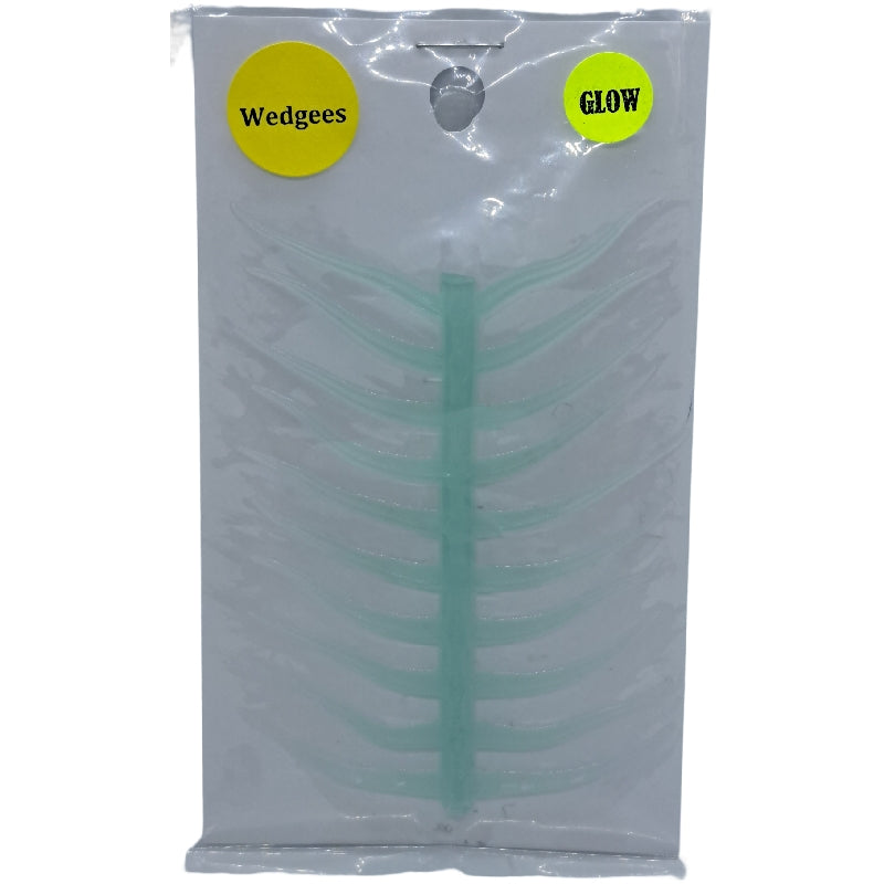 Glow Aqua – Digger's Jig Tails
