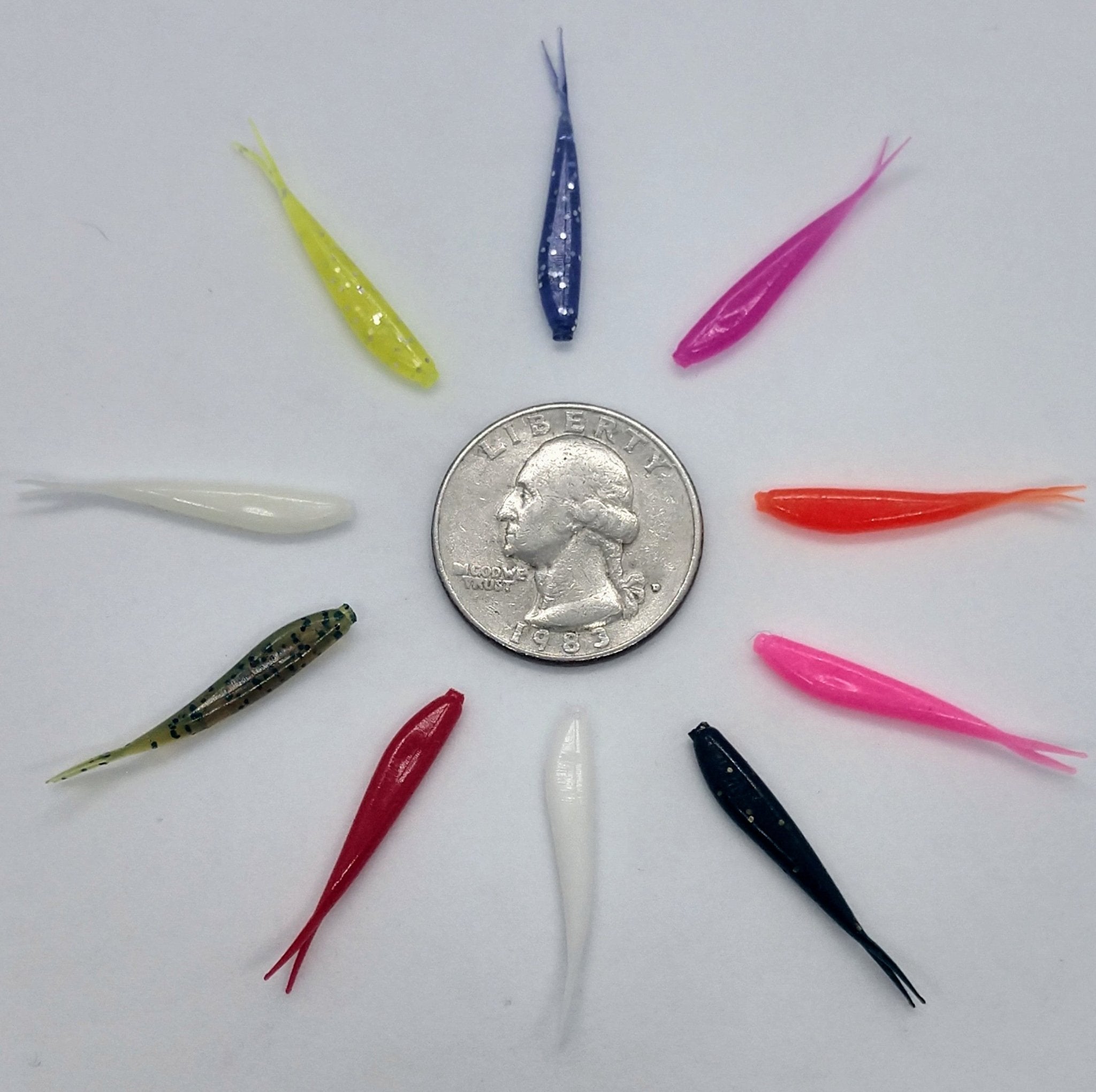1" Micro Minnows – Digger's Jig Tails
