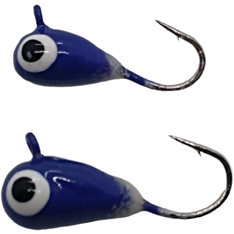 Purple with White Dot – Digger's Jig Tails