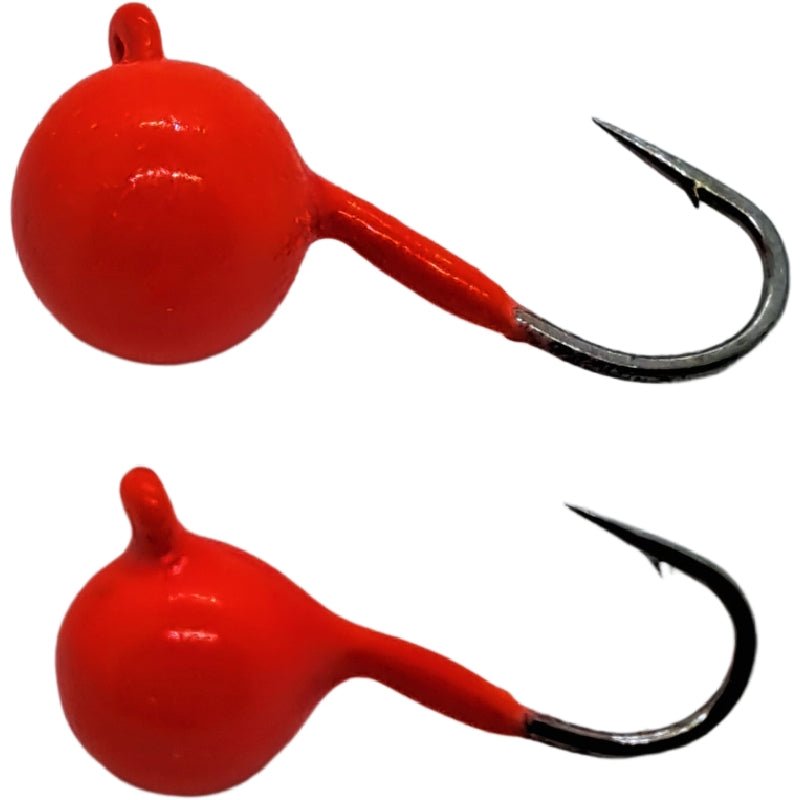 Fireball Pellet Head Glow – Digger's Jig Tails