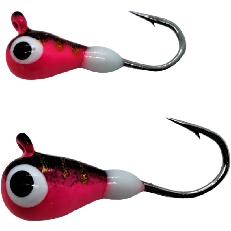 Pink Glow Dot – Digger's Jig Tails