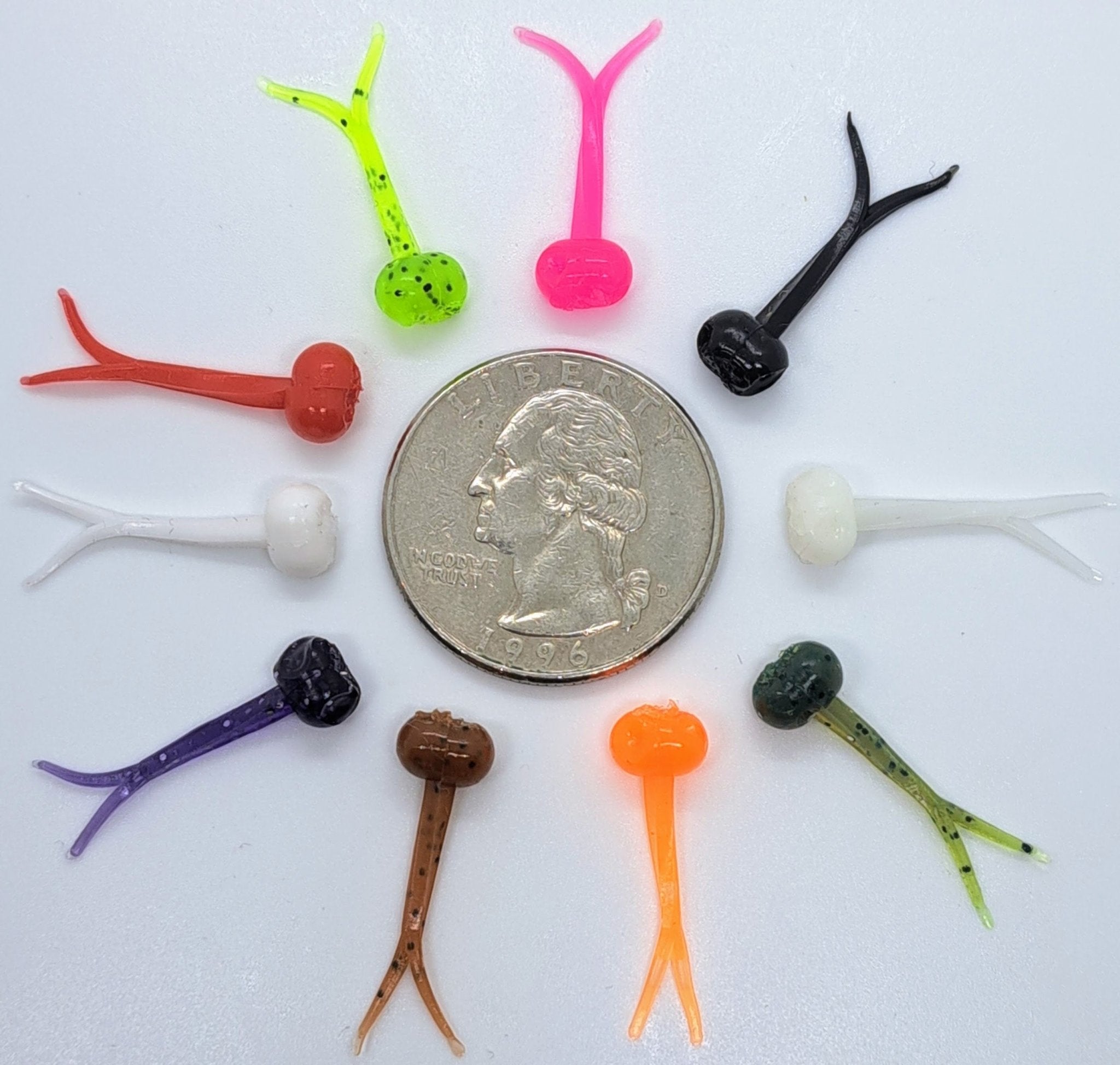 0.85" Micro Fry – Digger's Jig Tails